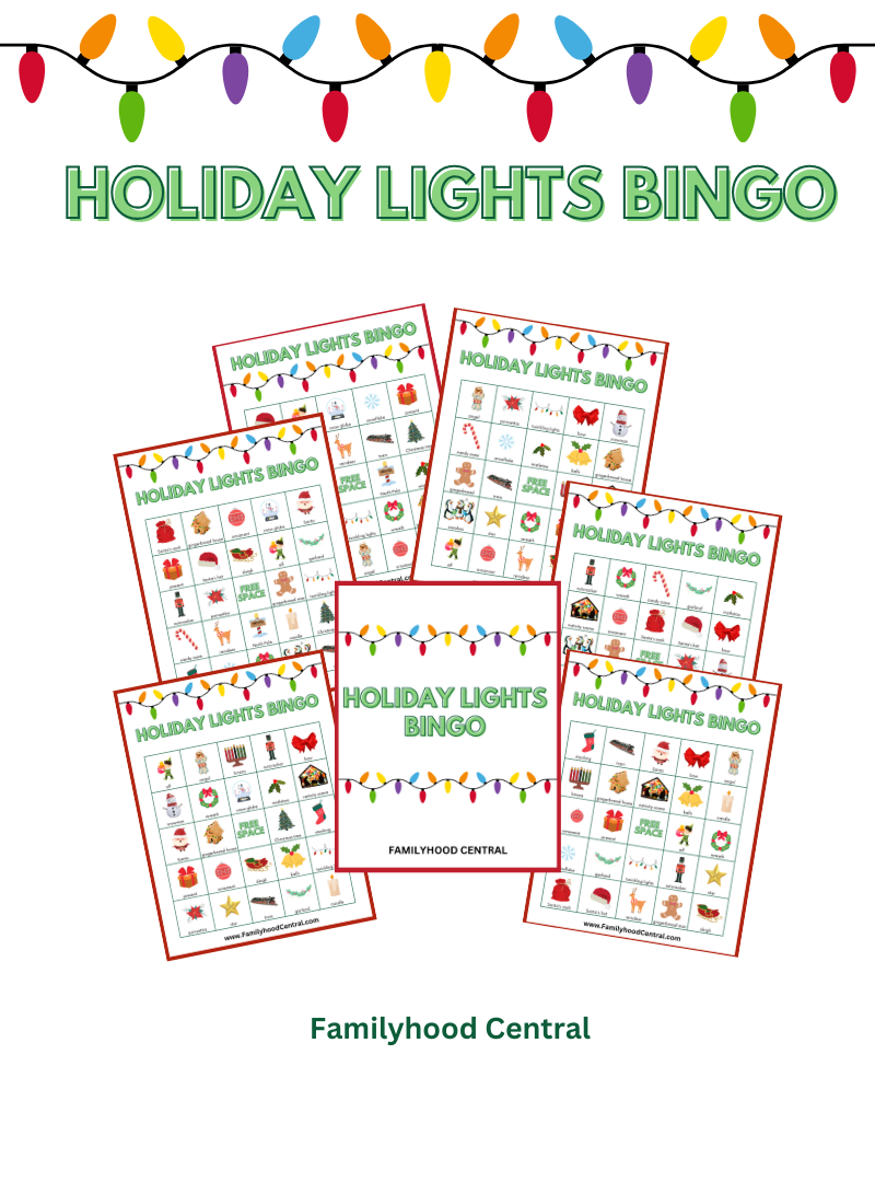 Holiday Lights Bingo Game | Familyhood Central®