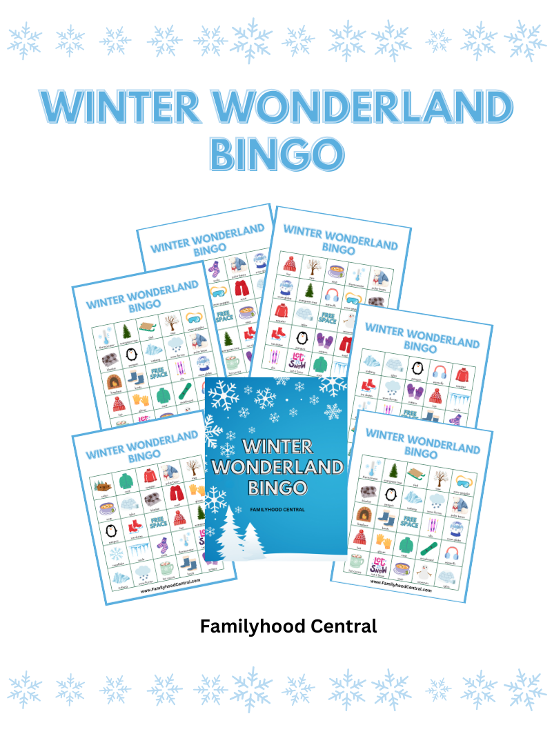 Winter Wonderland Bingo Game | Familyhood Central®
